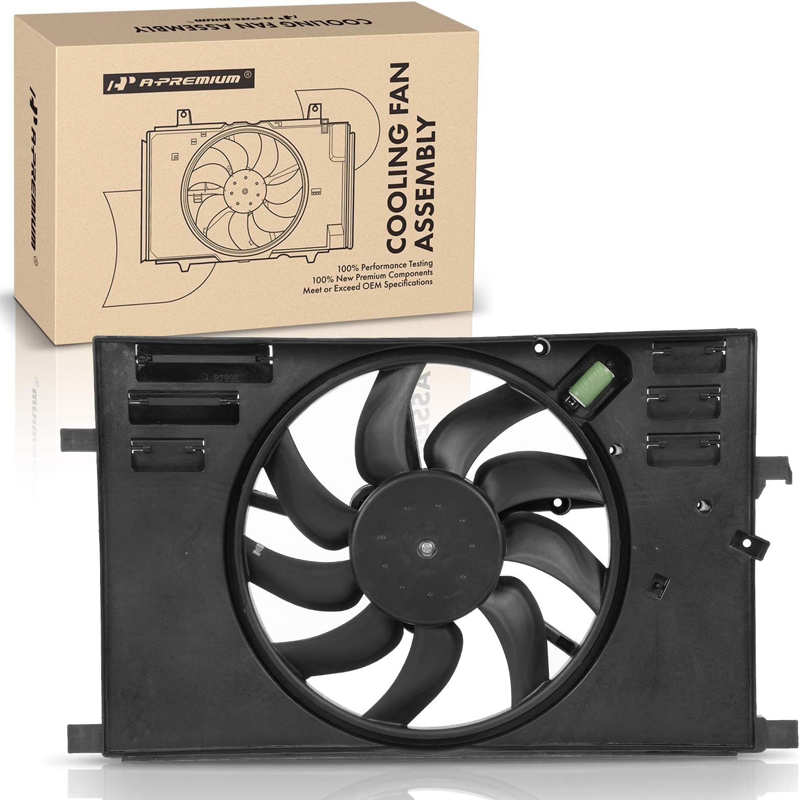 Amazon.com: A-Premium Engine Radiator Cooling Fan Assembly Compatible ...