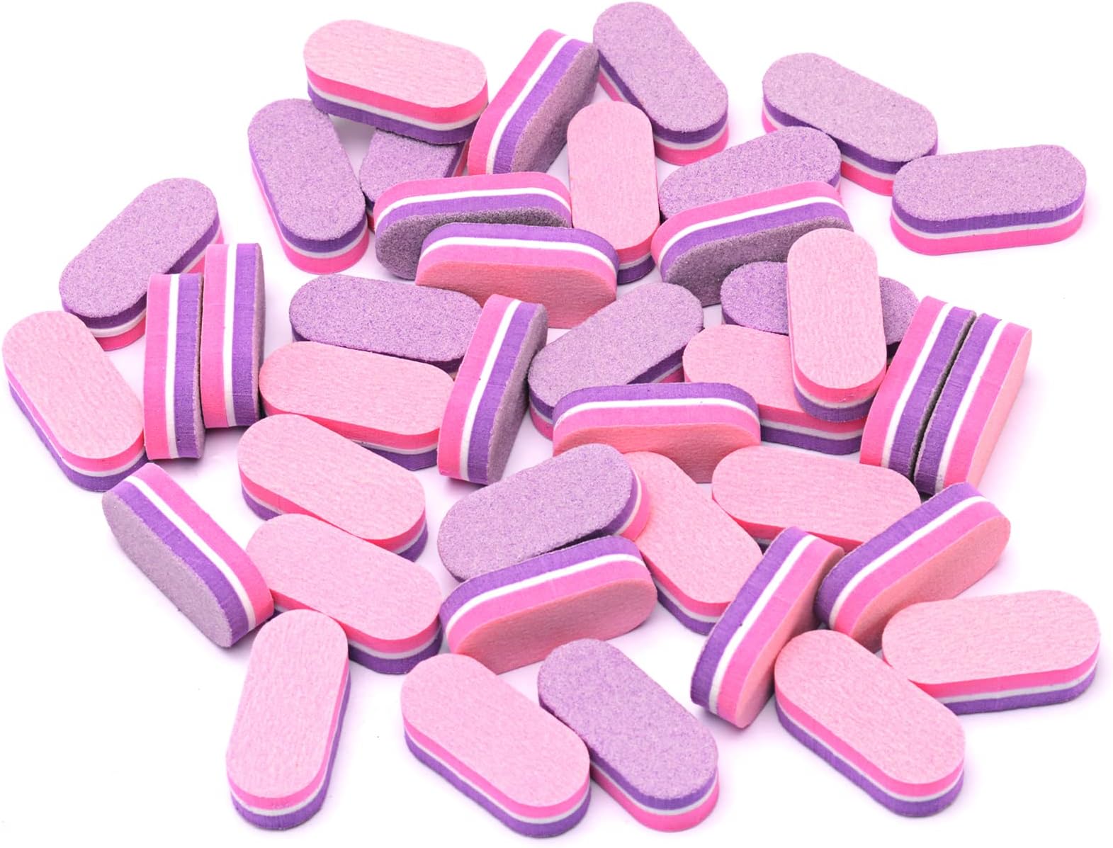 Amazon.com : 100 Pieces Mini Nail Files Double Sided Emery Boards Nail ...