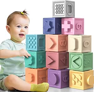 EPPO Baby Blocks Soft Building Blocks Baby Toys Teethers Toy ...