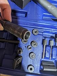 Amazon.com: motorcycle chain breaker tool kit, 18-Piece chain rivet ...