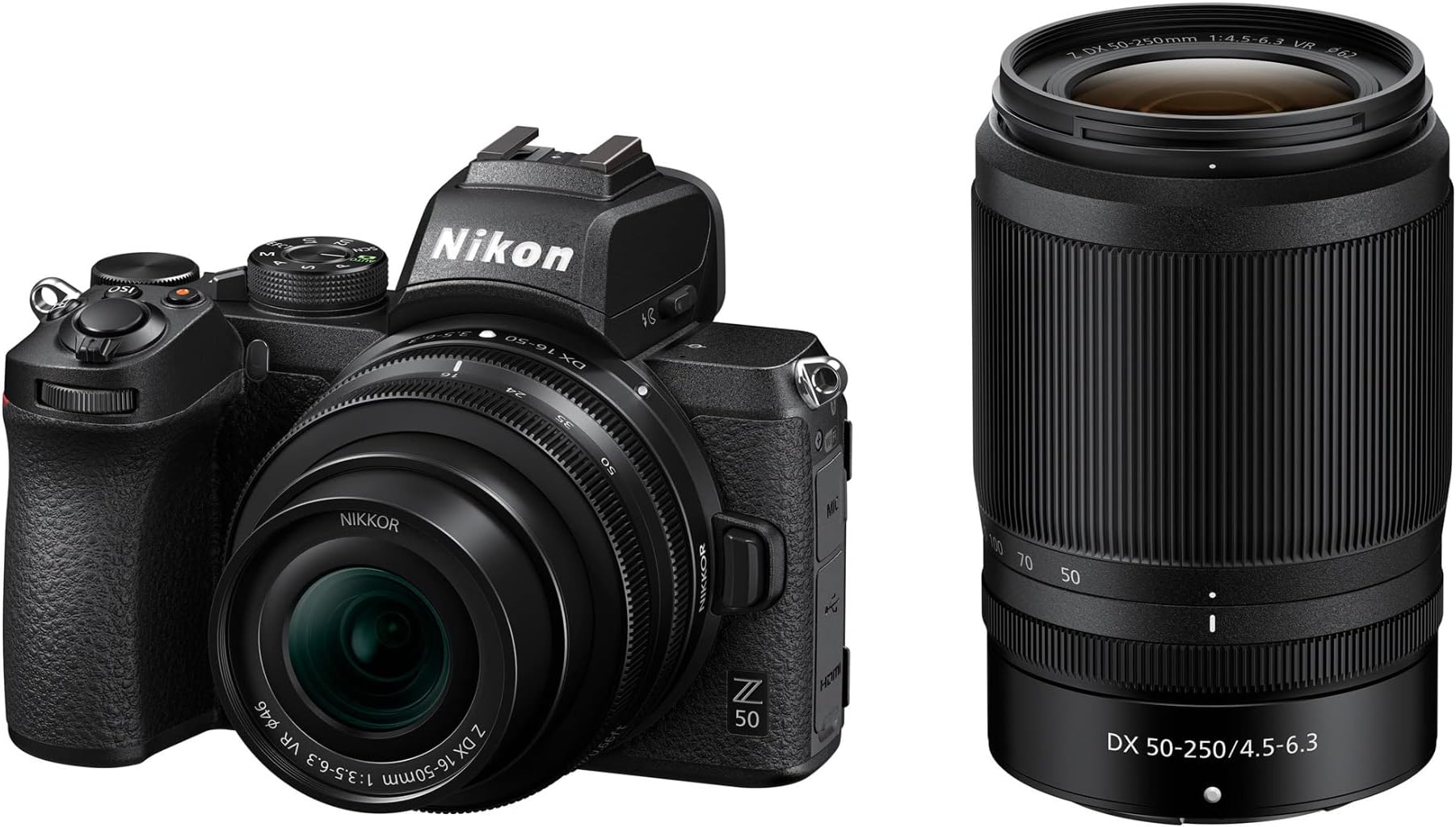 Amazon.com : Nikon Z50 II with Wide-Angle Zoom Lens | Compact ...