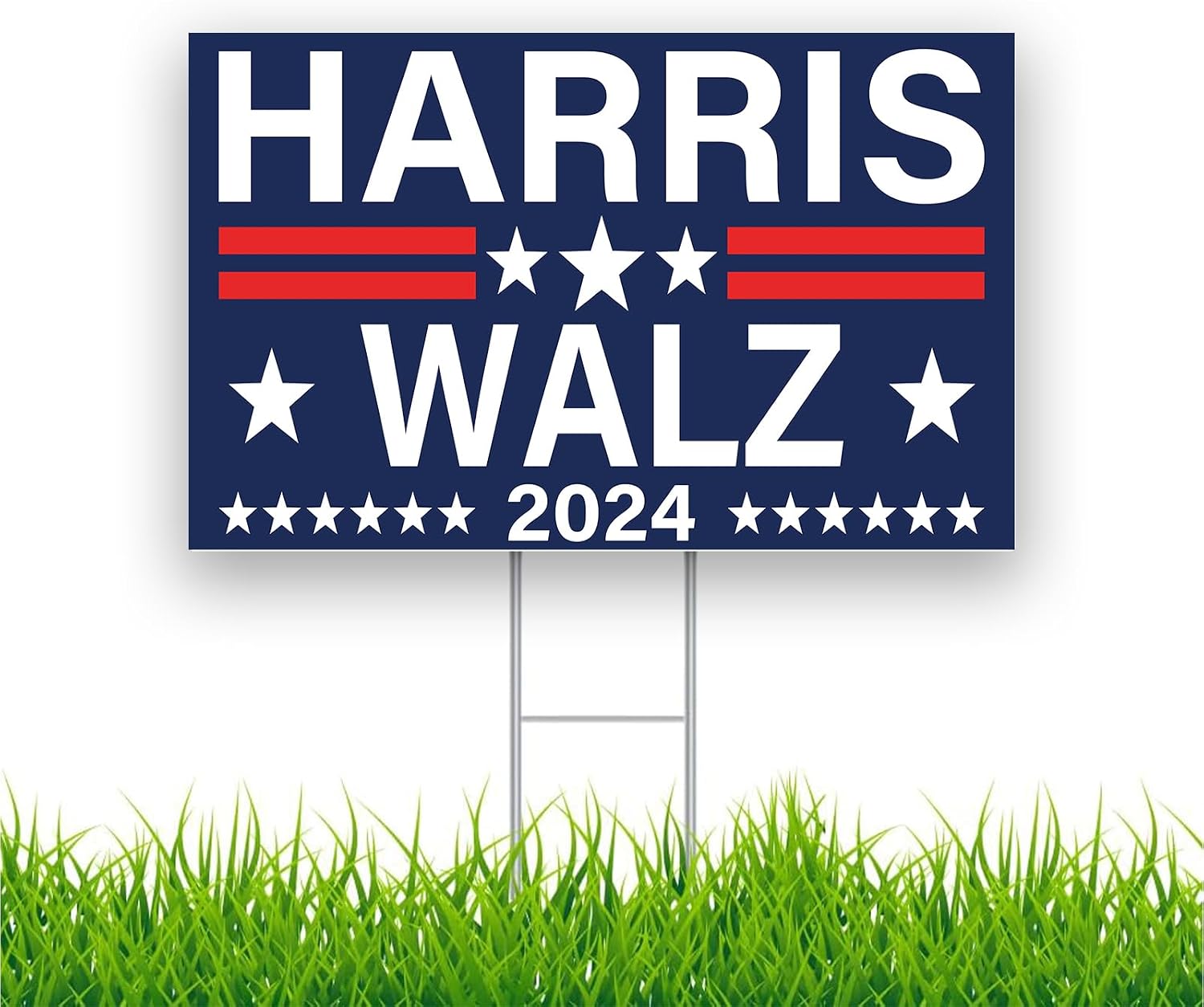 Amazon.com : Harris Waltz 2024 Yard Sign Kamala Harris For President ...