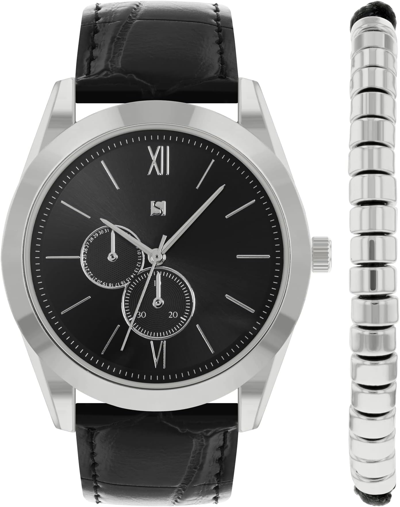 Spirit Mens Analogue Classic Quartz Watch with Stainless Steel Strap ...