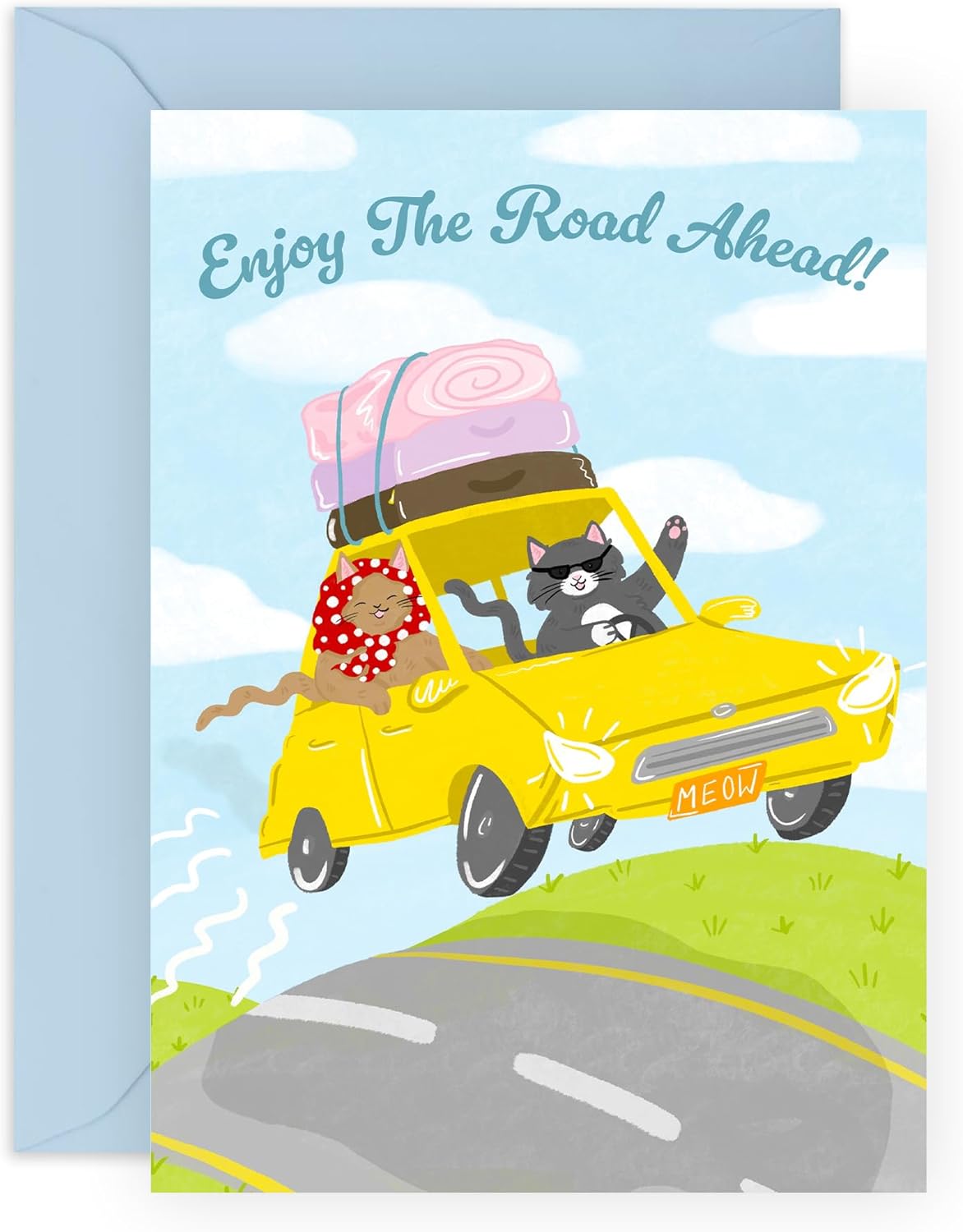 Amazon.com : CENTRAL 23 Goodbye Cards For Friends - Enjoy The Road ...