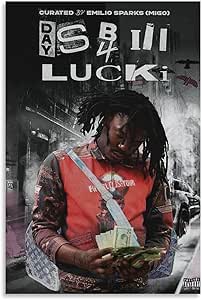 BAOBAOshu Lucki Poster Days B4 Iii Album Cover Rapper Poster Decorative ...