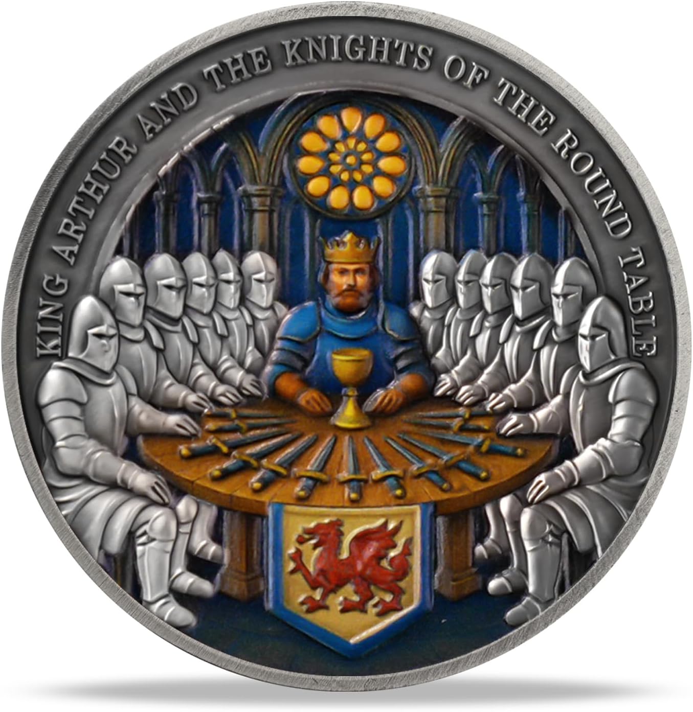 Amazon.com : AtSKnSK Knights Templar Challenge Coin (Knights ...