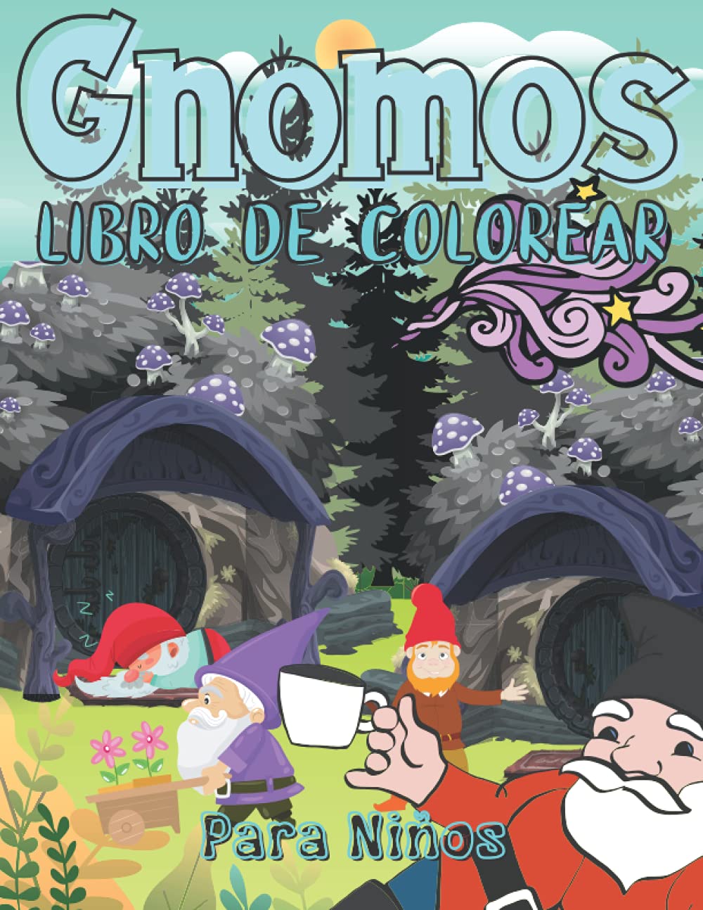 Buy Gnomos Libro de Colorear Para Niños: Páginas para colorear para ...