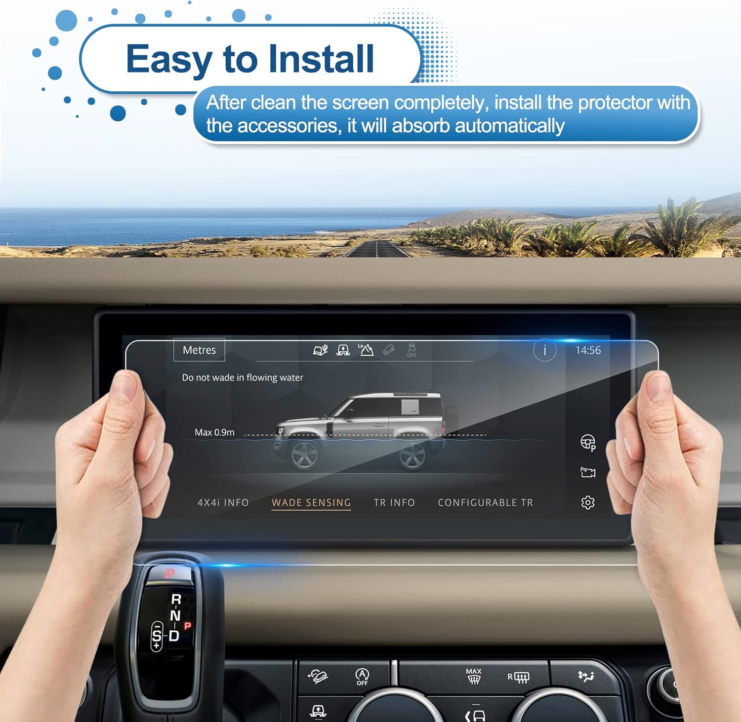 Buy Coleya 2020 2021 2022 Defende Screen Protector for Land Rover ...