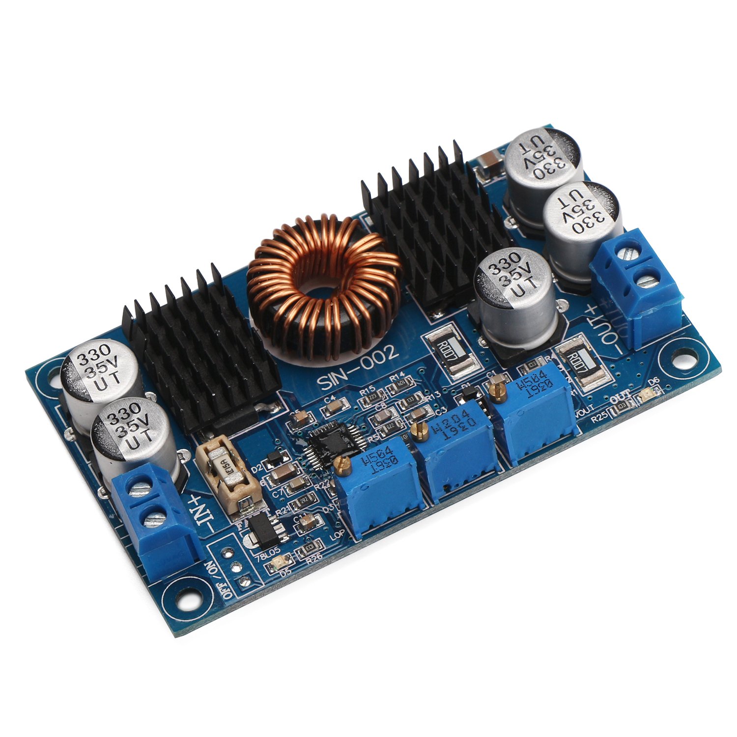 DROK DC Buck Boost Converter Module Power Supply 80W 12V 24V Voltage ...