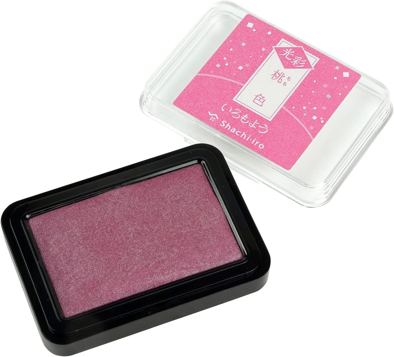 Amazon | シャチハタ スタンプパッド いろもよう 光彩 桃色 ももいろ HAC-1G-LP | 朱肉・スタンプ台 | 文房具・オフィス用品