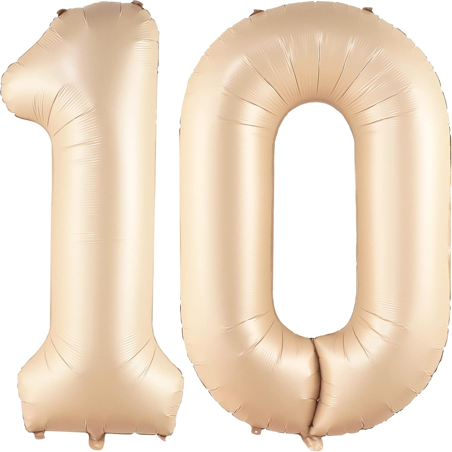 Amazon.com: Katchon, Huge Caramel Number 10 Balloon - 40 Inch | Retro ...