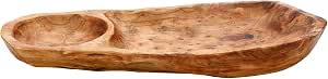 Amazon.com: Torre & Tagus 910083 Costa Carved Wooden Chip and Dip ...