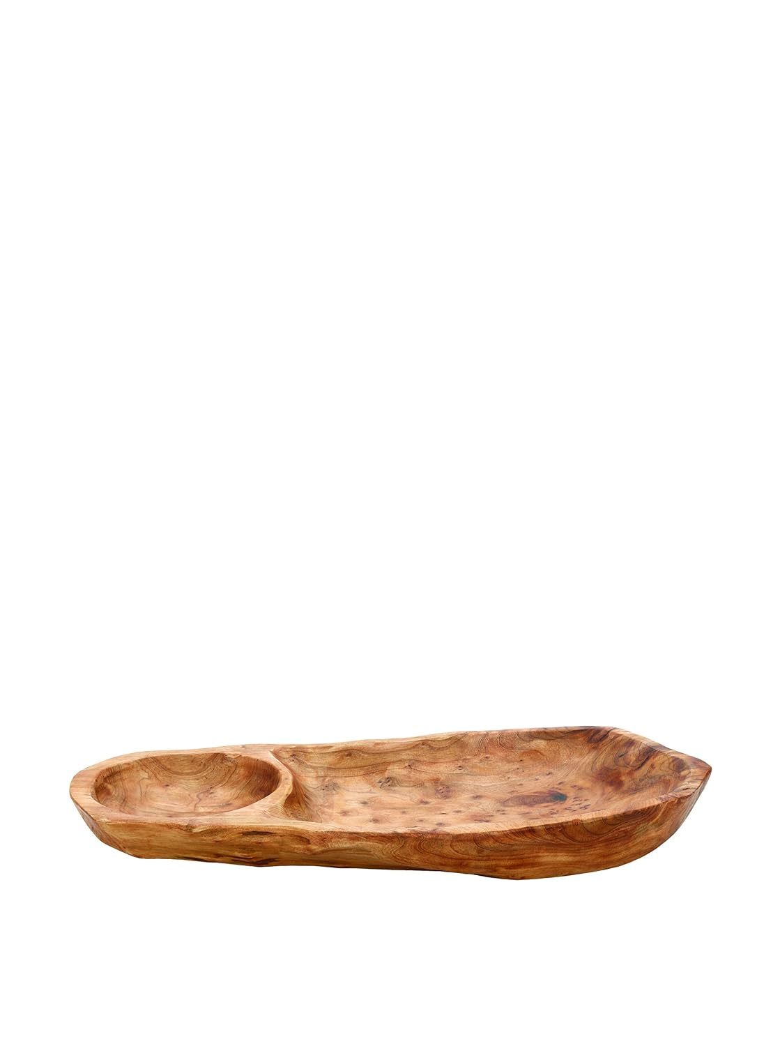 Buy Torre & Tagus 910083 Costa Carved Wooden Chip and Dip Platter ...