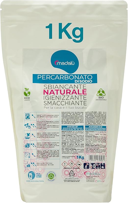 Percarbonato - 1 Kg : Amazon.it: Salute e cura della persona