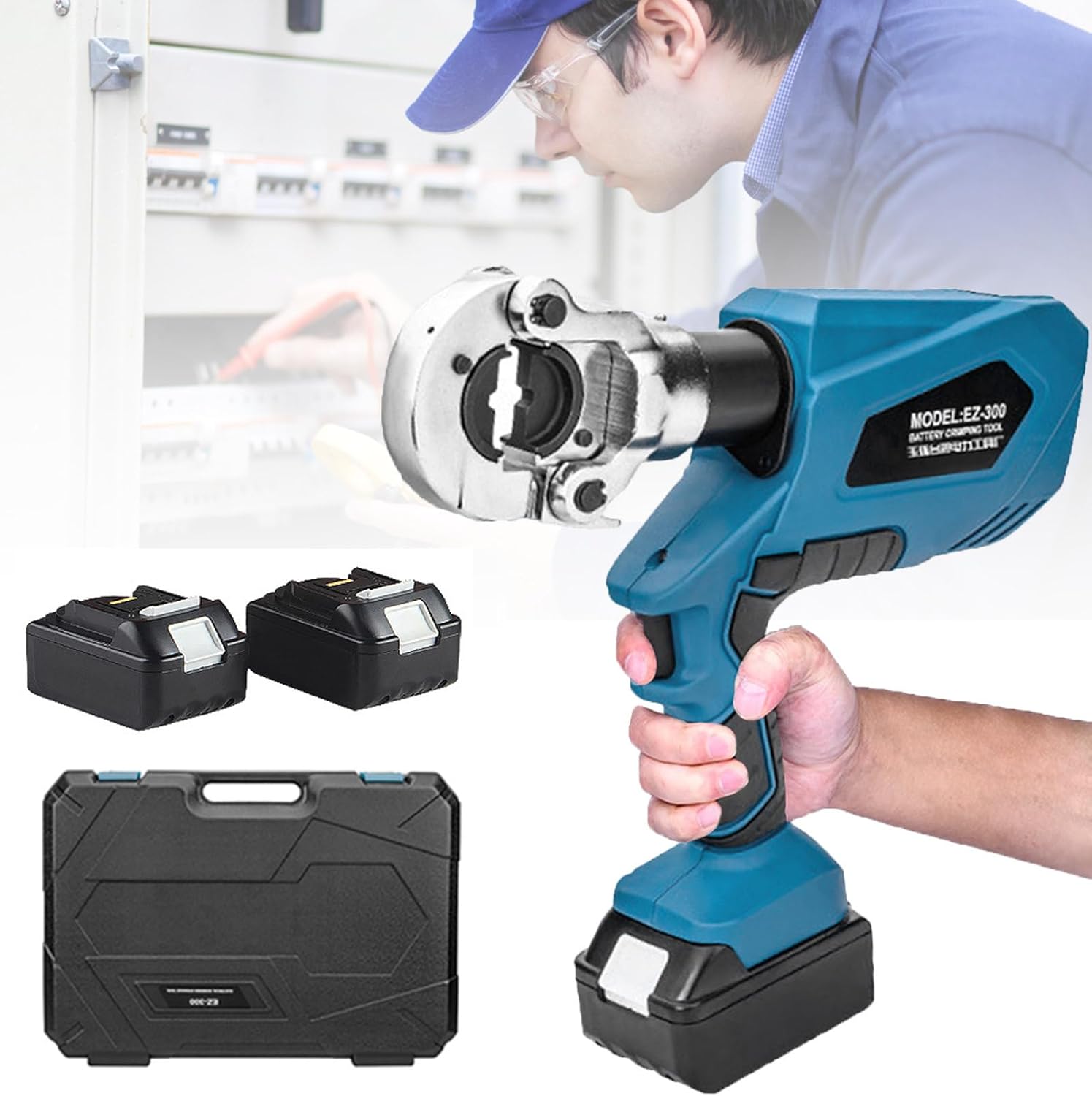 Amazon.com: Hydraulic Crimper Tool Electric Hydraulic Cable Lug Crimper ...