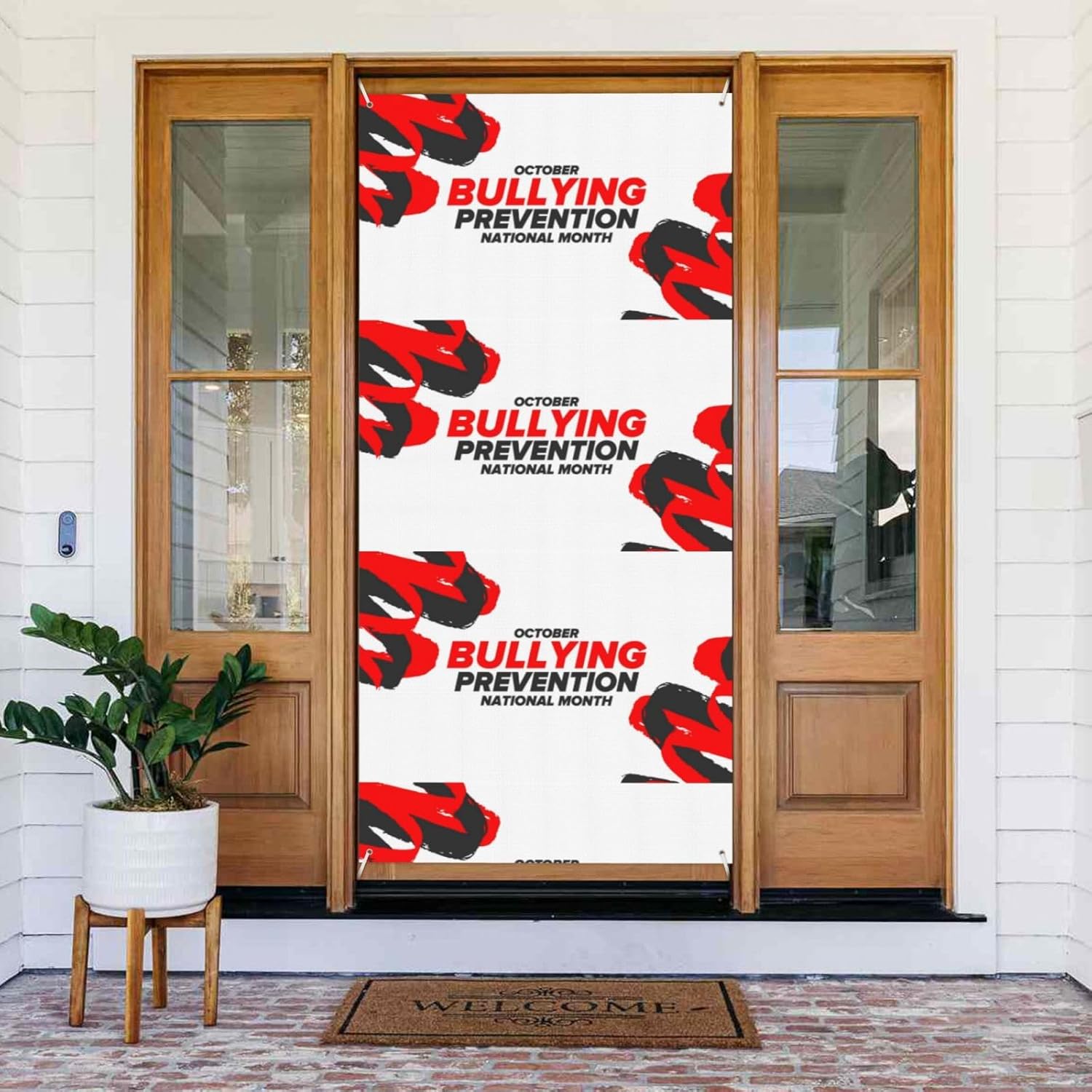 Amazon.com: National Bullying Prevention Month Door Cover Banner ...