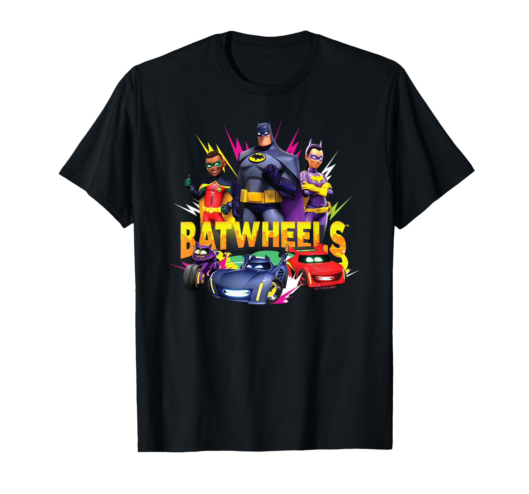 Amazon.com: Batman Batwheels Characters Team T-Shirt : Clothing, Shoes ...