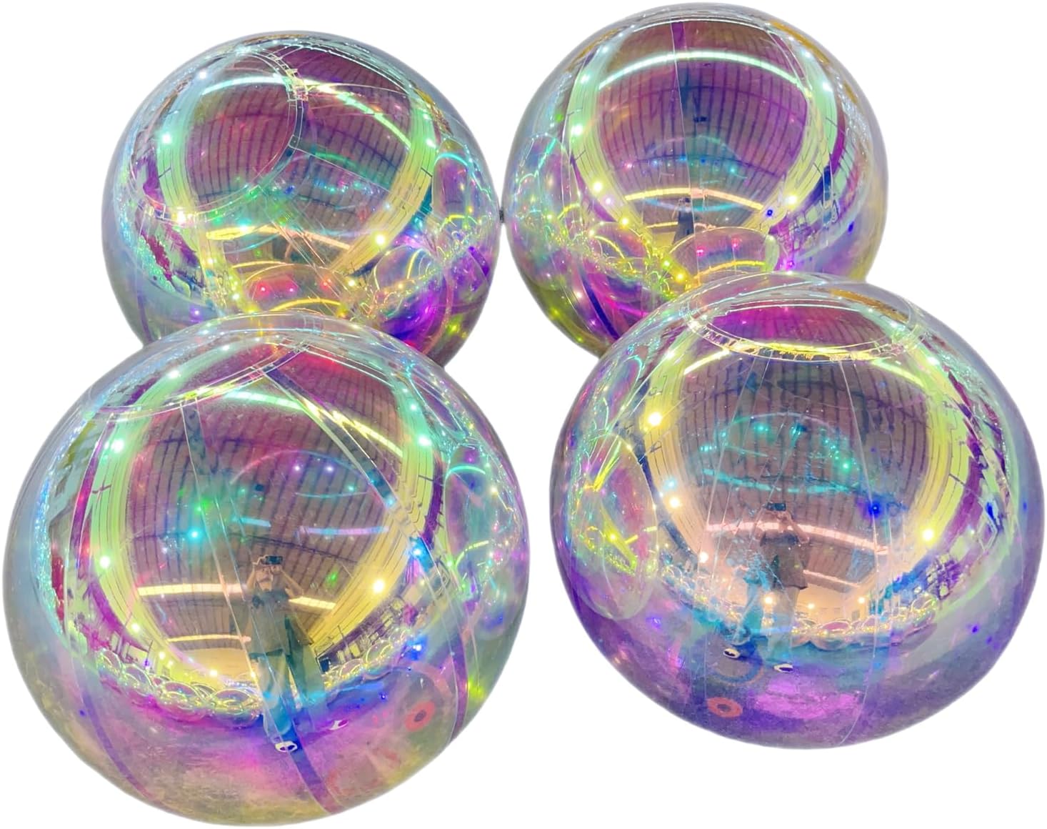 Amazon.com: 1 Pack Giant Inflatable Mirror Ball With Air Pump Colorful ...