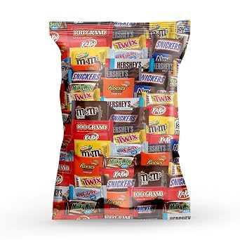 Amazon.com: Assorted Variety Pack of Fun Size Chocolate Candy ...