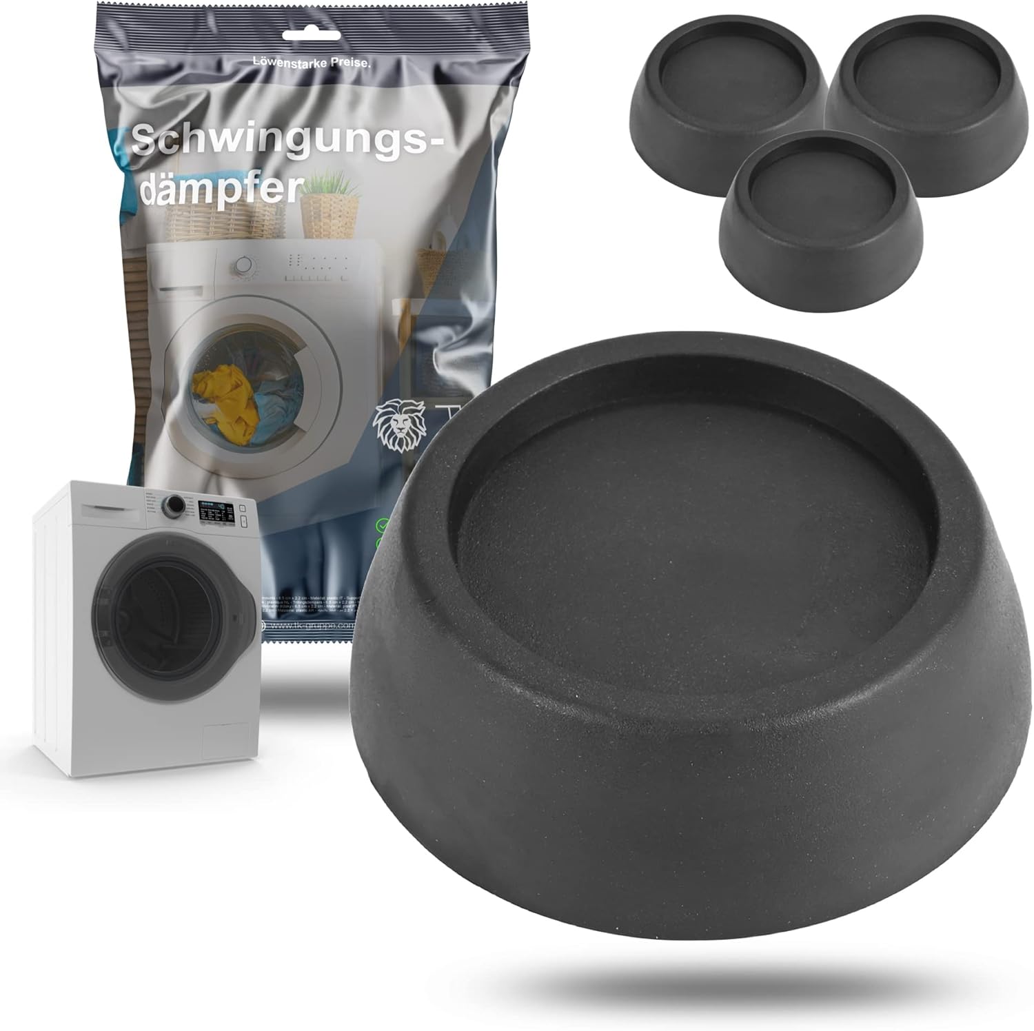 Set di 4 smorzatori di vibrazioni e smorzatori rotondi - Tappetino ...