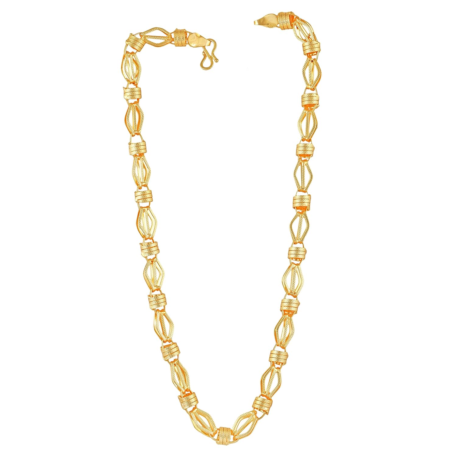 MEENAZ Chain for Men Boys Husband gents boyfriend Stylish golden Chain ...