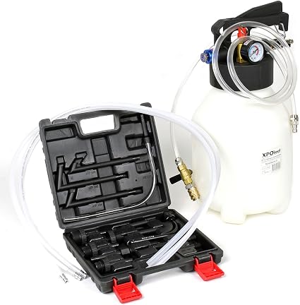 WilTec Oil Filler - 6 L Tank - with 13 ATF Adapters - for Modern ...