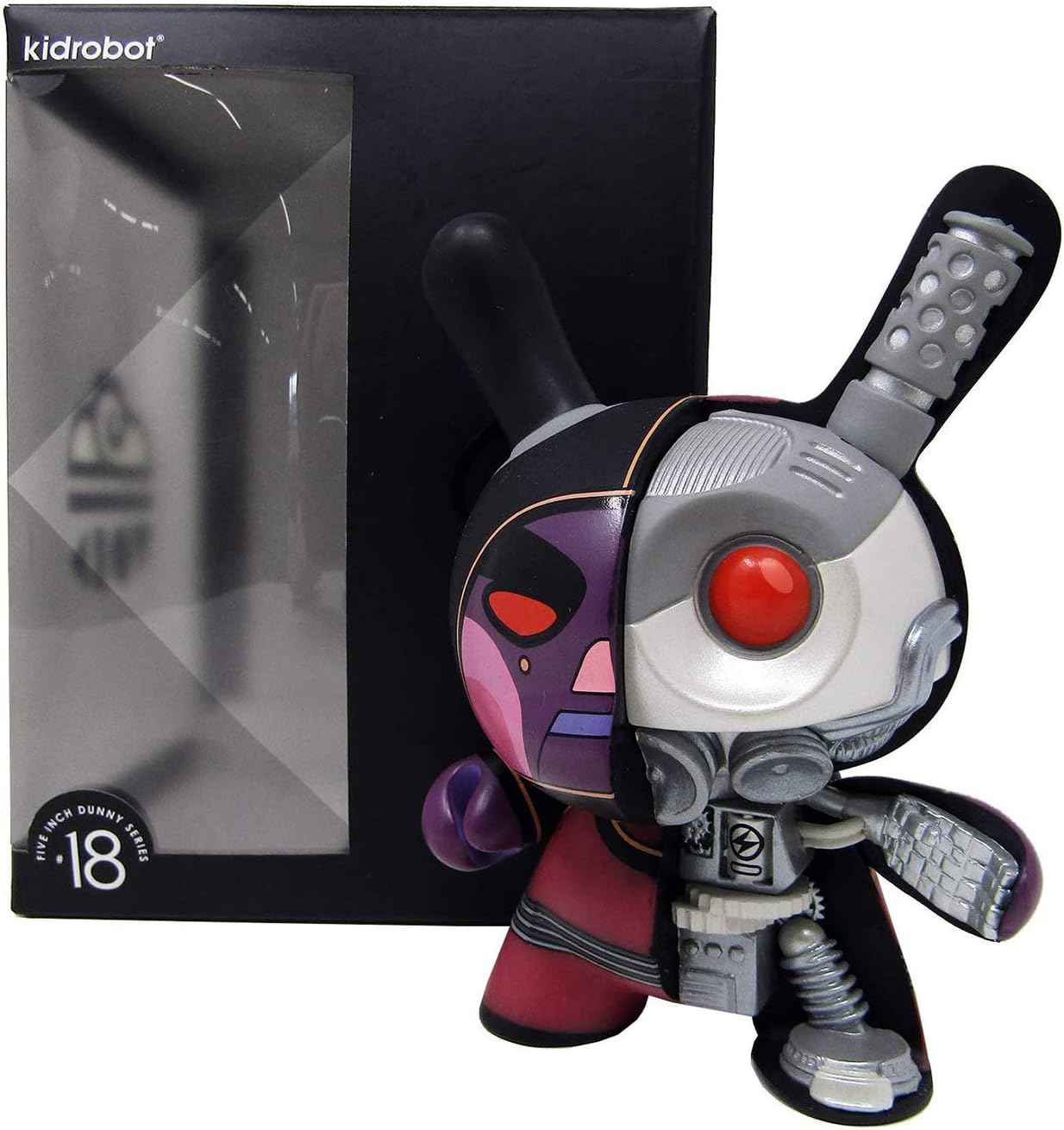 Amazon.com: Kidrobot Void Mecha Half-Ray Android 5 Inch Dunny by Dirty ...