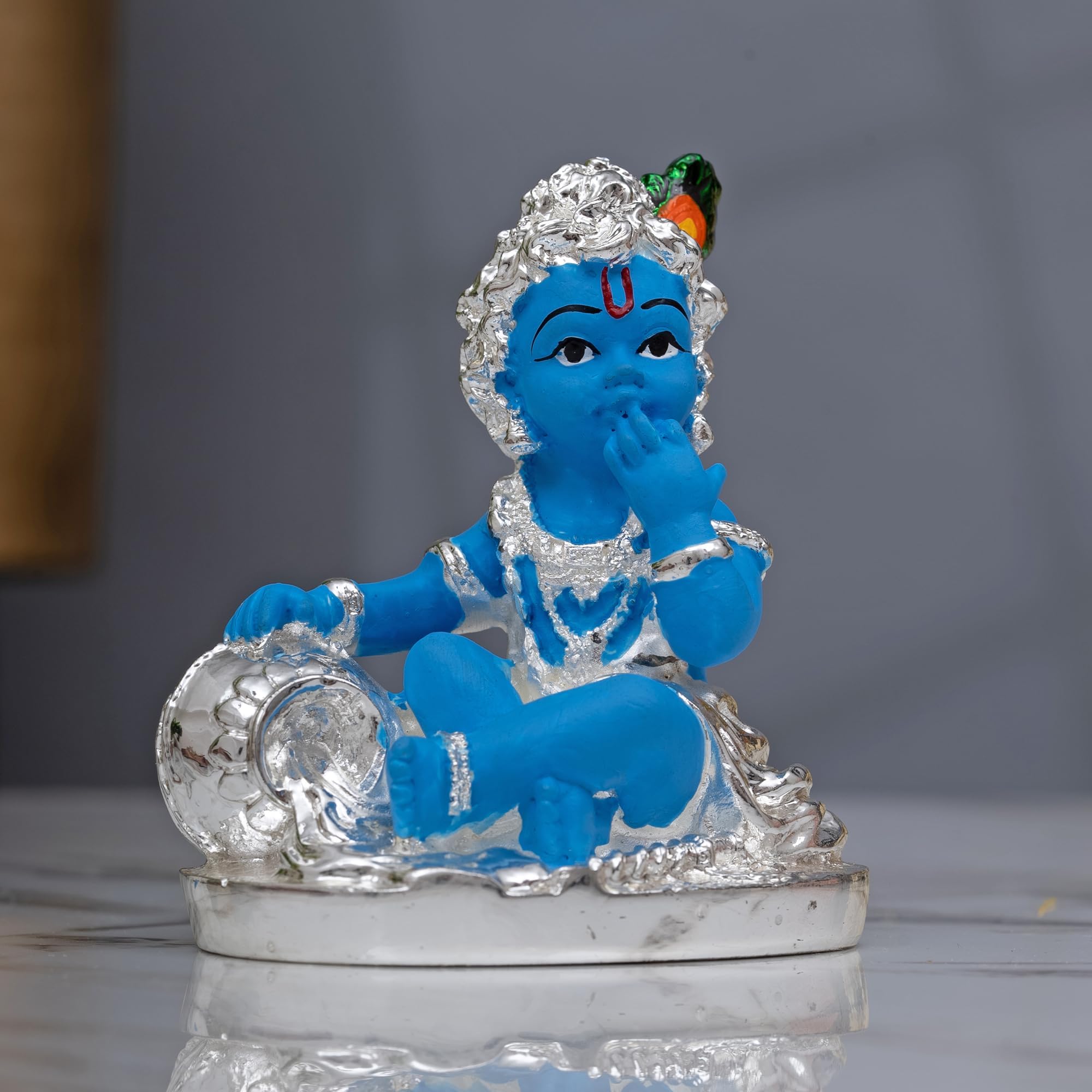 Buy Silverwala Silver Krishna Idol (Silver) Online at Low Prices in ...