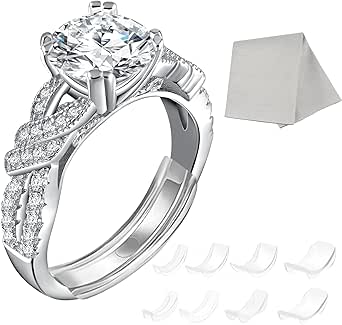 Amazon.com: flintronic Invisible Ring Adjusters, Transparent Polishing ...