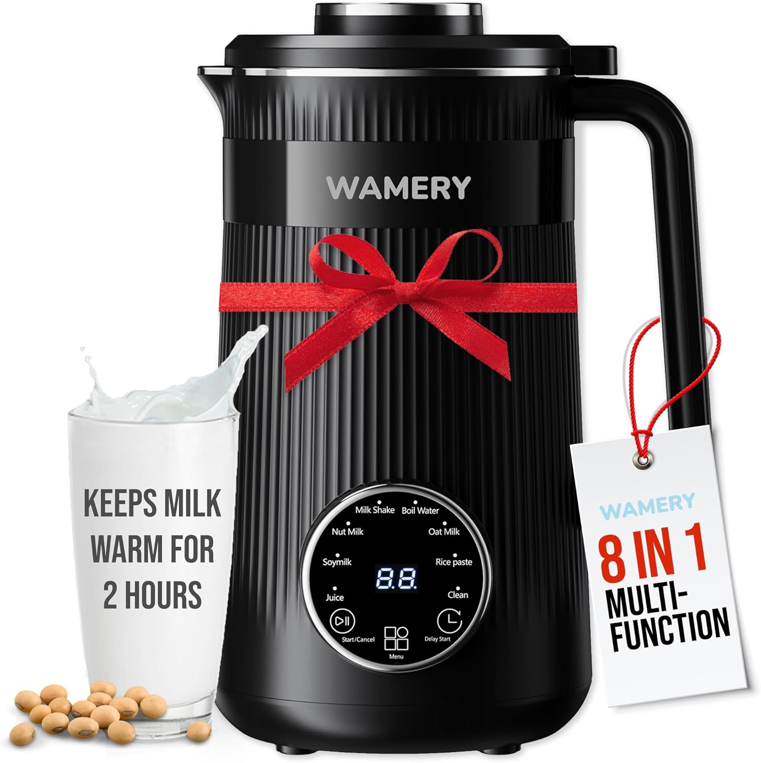 Amazon.com: Wamery Original Nut Milk Maker Machine - 32oz Almond, Oat ...