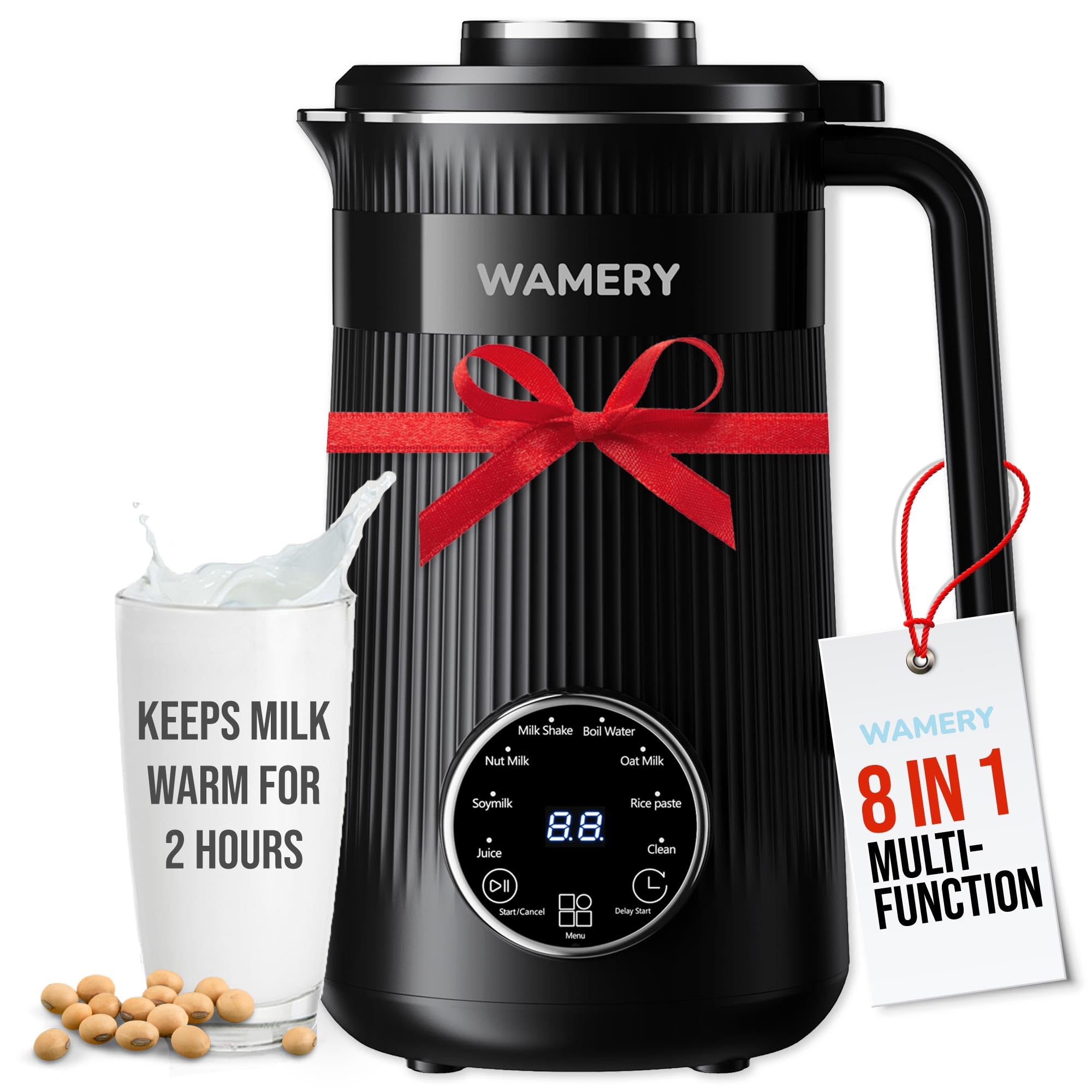 Amazon.com: Wamery Original Nut Milk Maker Machine - 32oz Almond, Oat ...