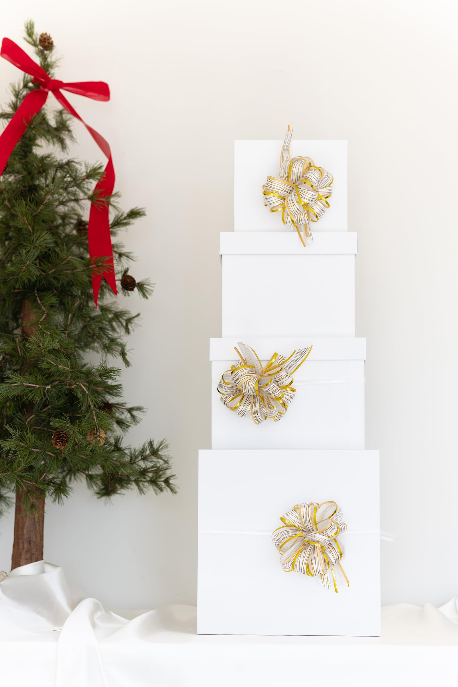 Amazon.com: Set of 4 Nested Square Paperboard Boxes (6.25", 7.25", 8.25 ...