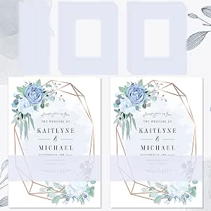 Amazon.com: Yexiya 100 Pcs Vellum Belly Bands for 5x7 Invitations Clear ...