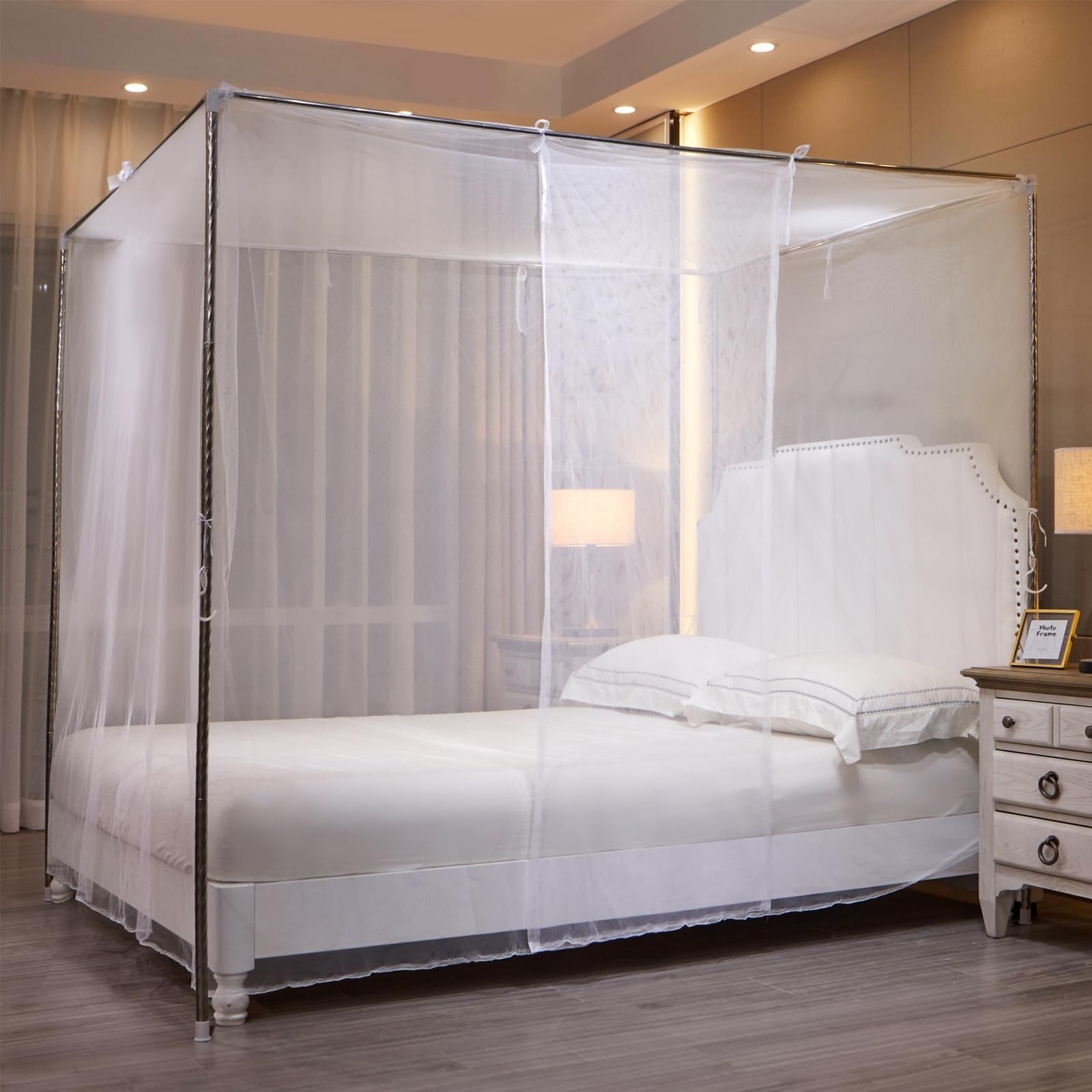 Amazon.com: PARFINER Mosquito Net for Patio Bed Tent King Size Portable ...