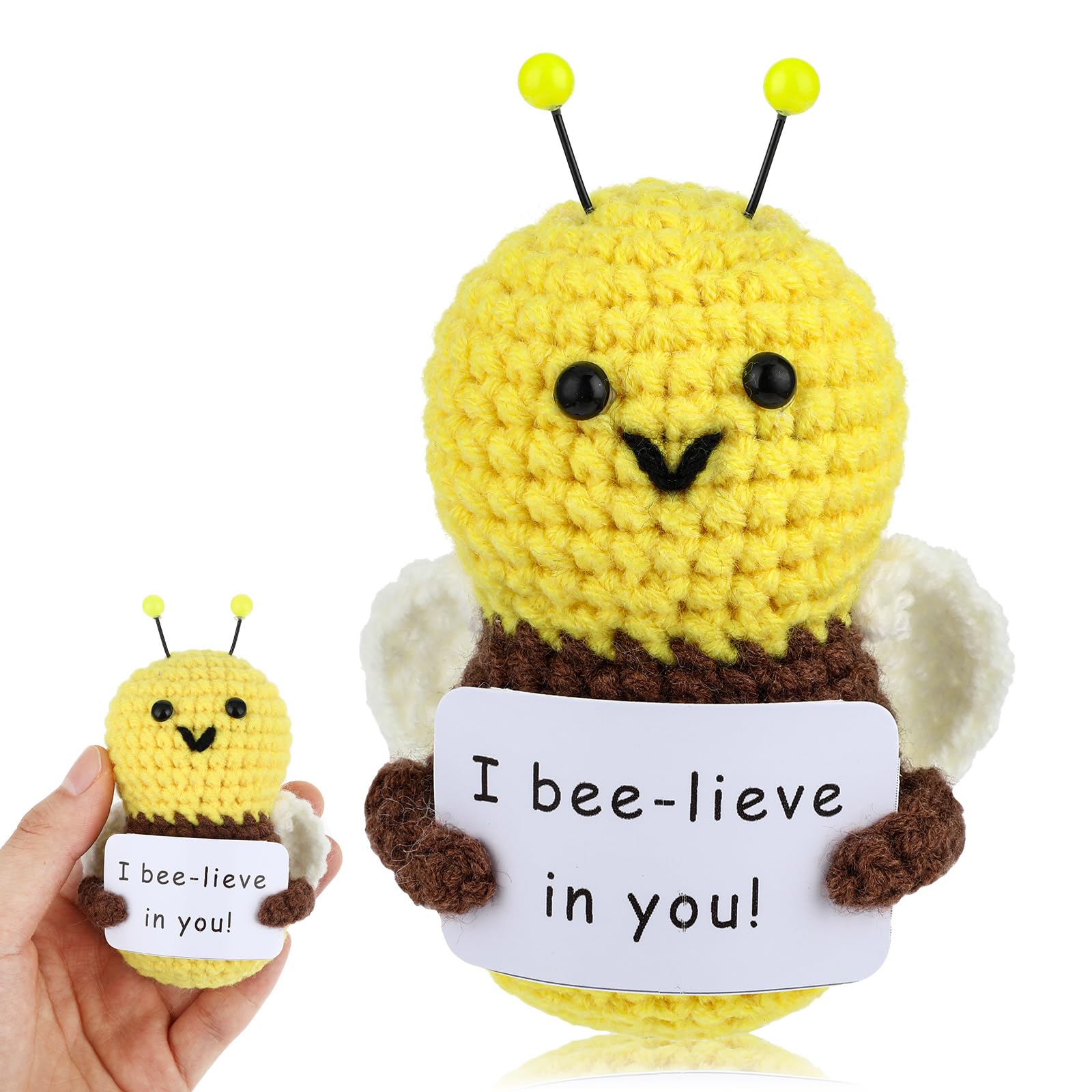 Amazon.com: Grevosea Mini Funny Positive Bee, 4 Inch Positive Bee ...