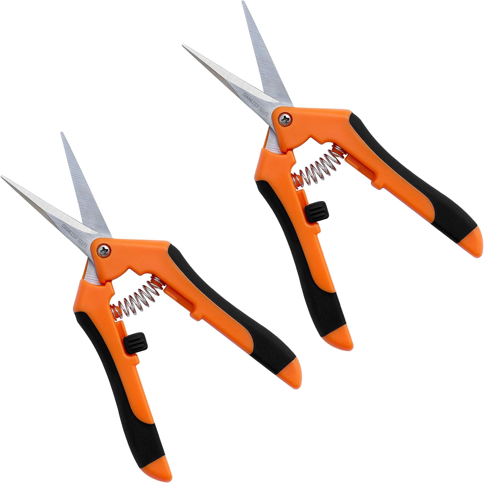 Amazon.com : WORKPRO 2 Packs Pruning Shears, 6.5” Gardening Scissors ...