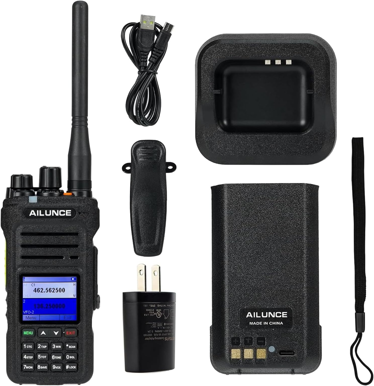 Amazon.com: Ailunce HD1 Ham Radio, DMR Handheld Two Way Radio, Dual ...