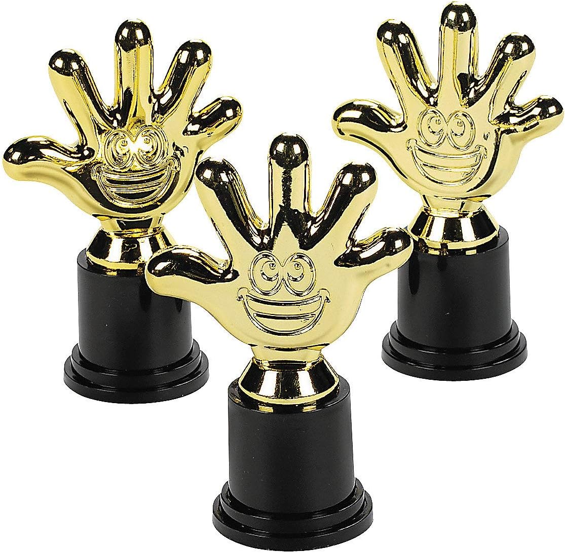 Amazon.com: High Five Trophies Great for Rewards (Set of 12) : Sports ...