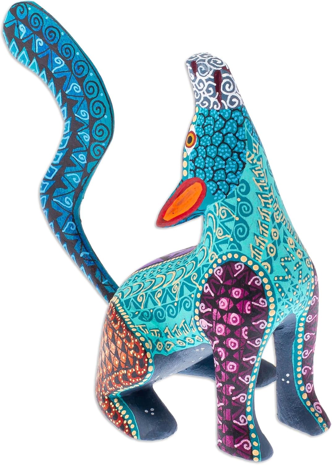 Amazon.com: NOVICA Artisan Handmade Wood Alebrije Figurine Multicolored ...