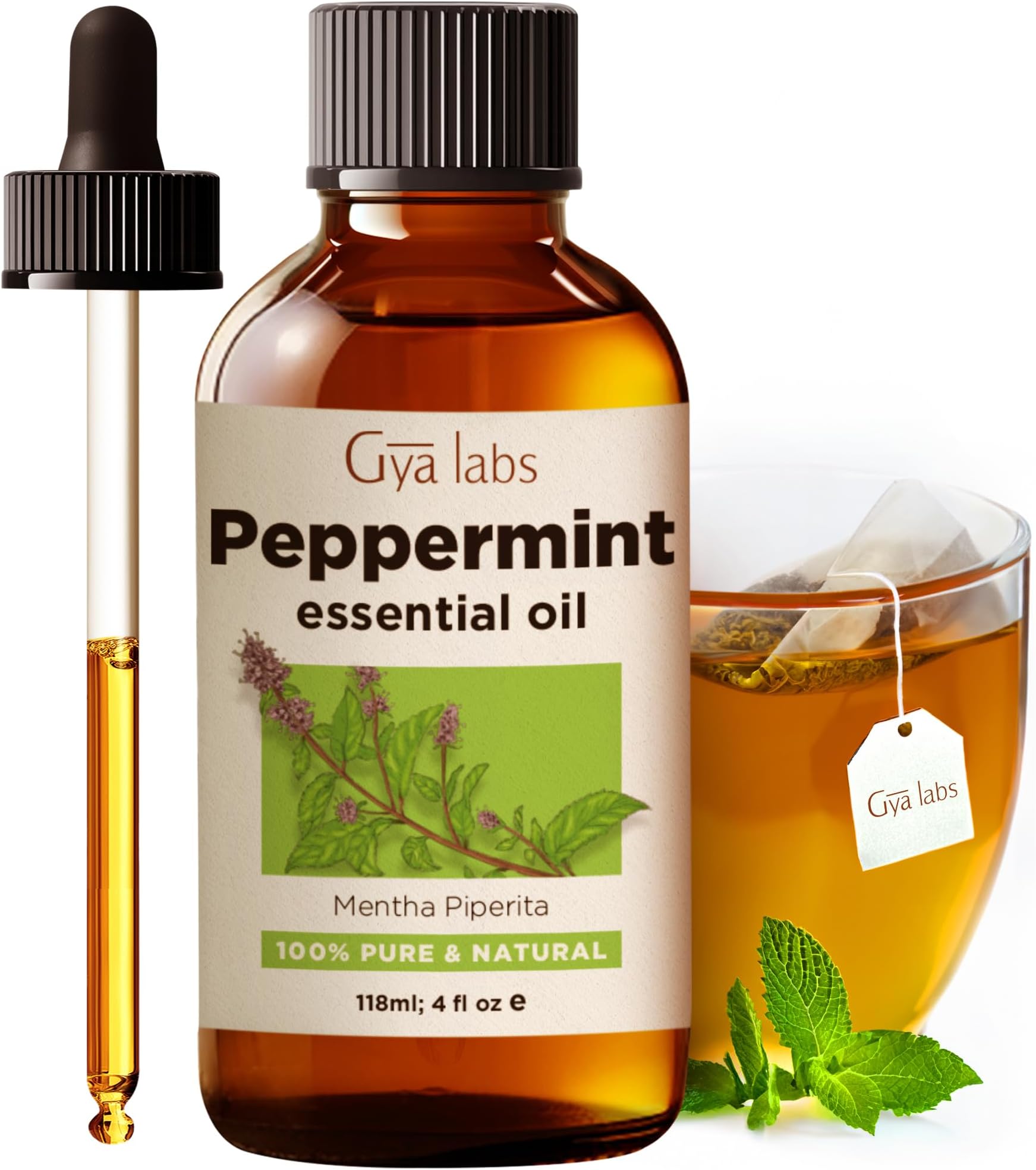 Amazon Gya Labs Peppermint Essential Oil For Diffuser Hair 0