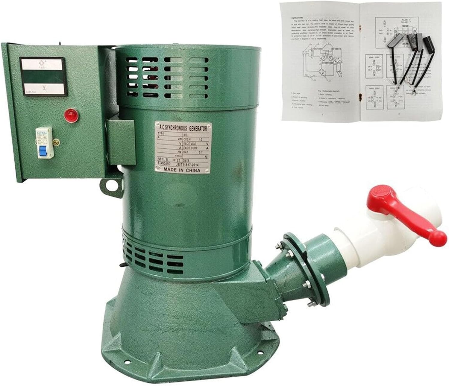5KW 220V/400V Hydroelectric Generator Hydropower Station 60HZ Hydraulic ...