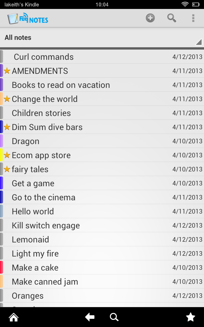 Fliq Notes Notepad - App on Amazon Appstore