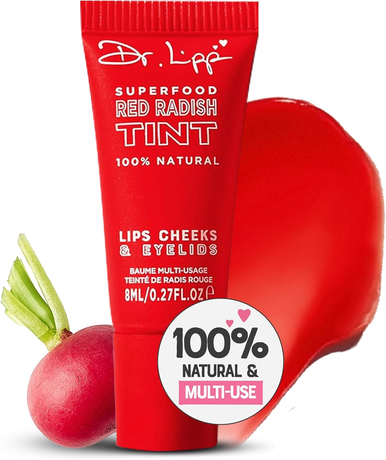 Dr. Lipp Superfood Lip Tint Red Redish 8ml – 4-in-ONE Ultra ...
