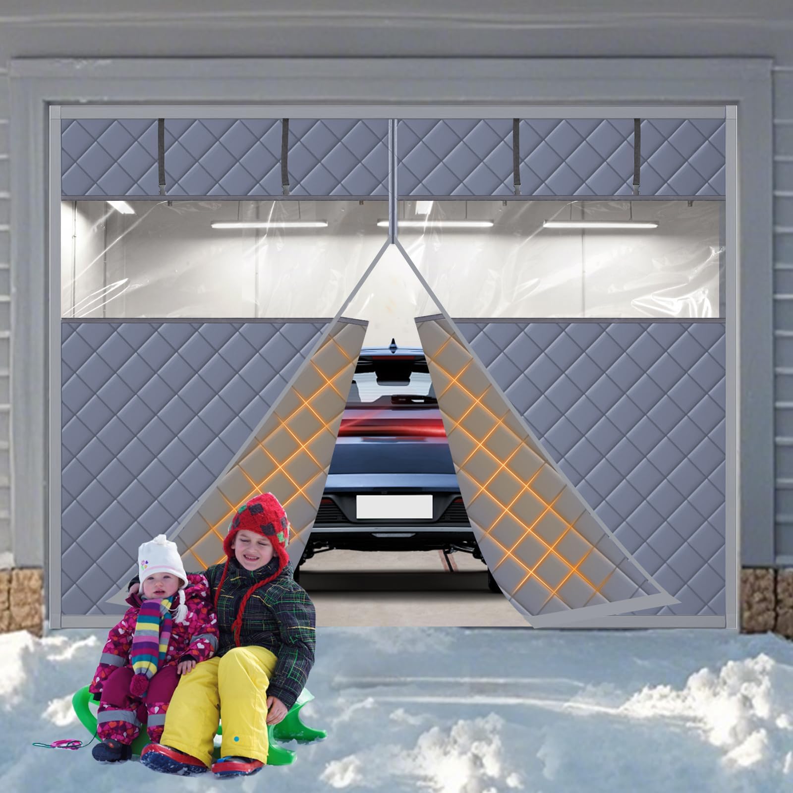 ZEIWEO Garage Screen Doors for Winter for 1 car 9 * 7Ft Garage Door ...