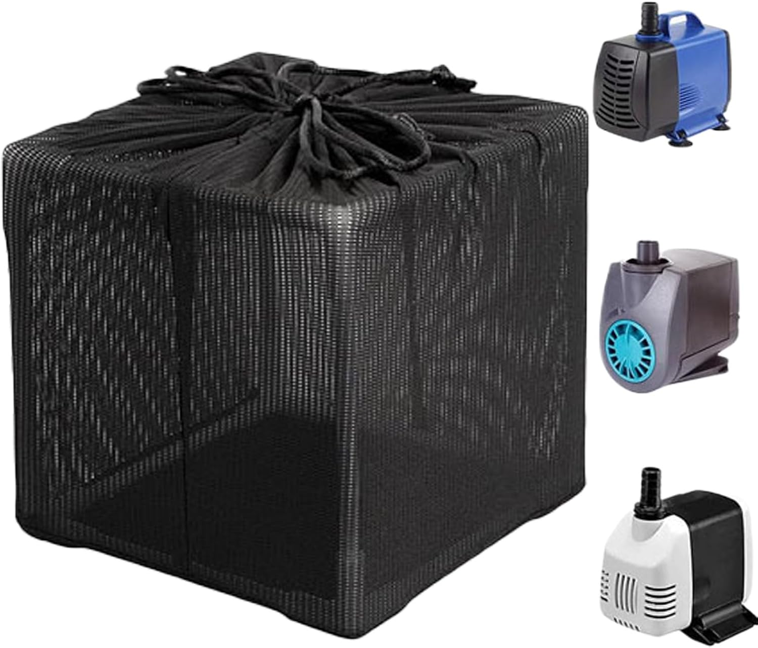 Pump Filter Bag, Pond Filter Covers with Fine Mesh Net Clogging ...