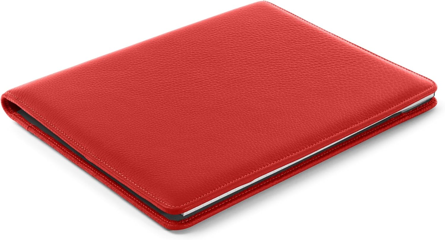 Leatherology Padfolio estándar escarlata con lazo para bolígrafo – Yaxa ...