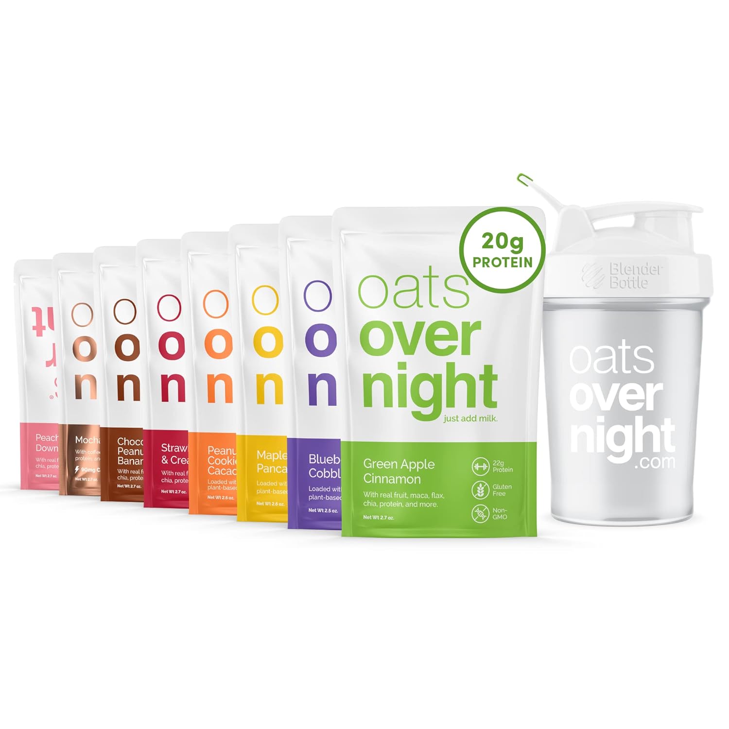 Amazon.com: Oats Overnight - Party Variety Pack (8 Meals PLUS ...