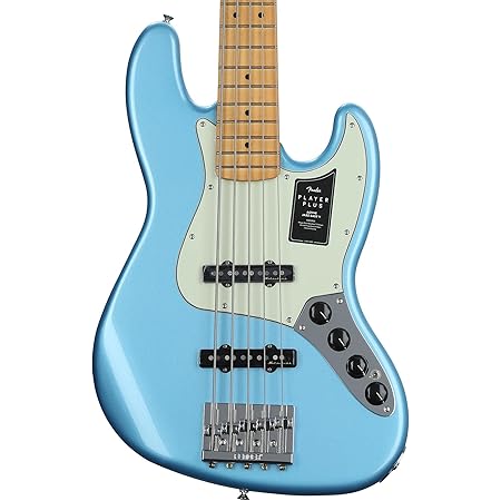 Amazon.com: Fender 5 String Bass Guitar, Right, Cosmic Jade (0147382376 ...