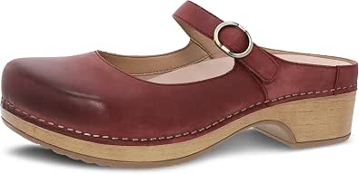 Amazon | Dansko Bria スリッポン メリージェーン ミュールクロッグ レディース – メモリーフォームとアーチサポートで一 ...
