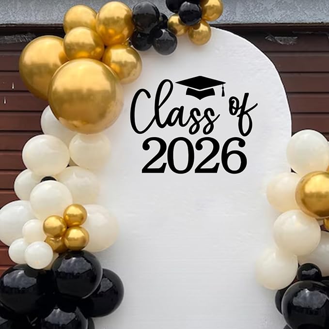 Amazon.com: Class of 2025 Decal Sign for Balloon Arch - Graduation ...